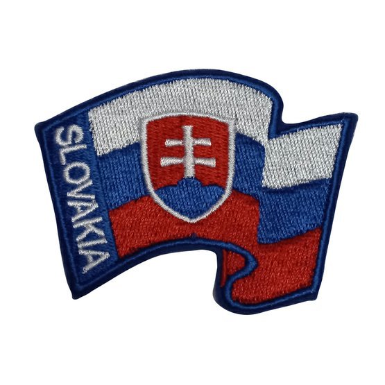 Nášivka vlajúca vlajka Slovakia